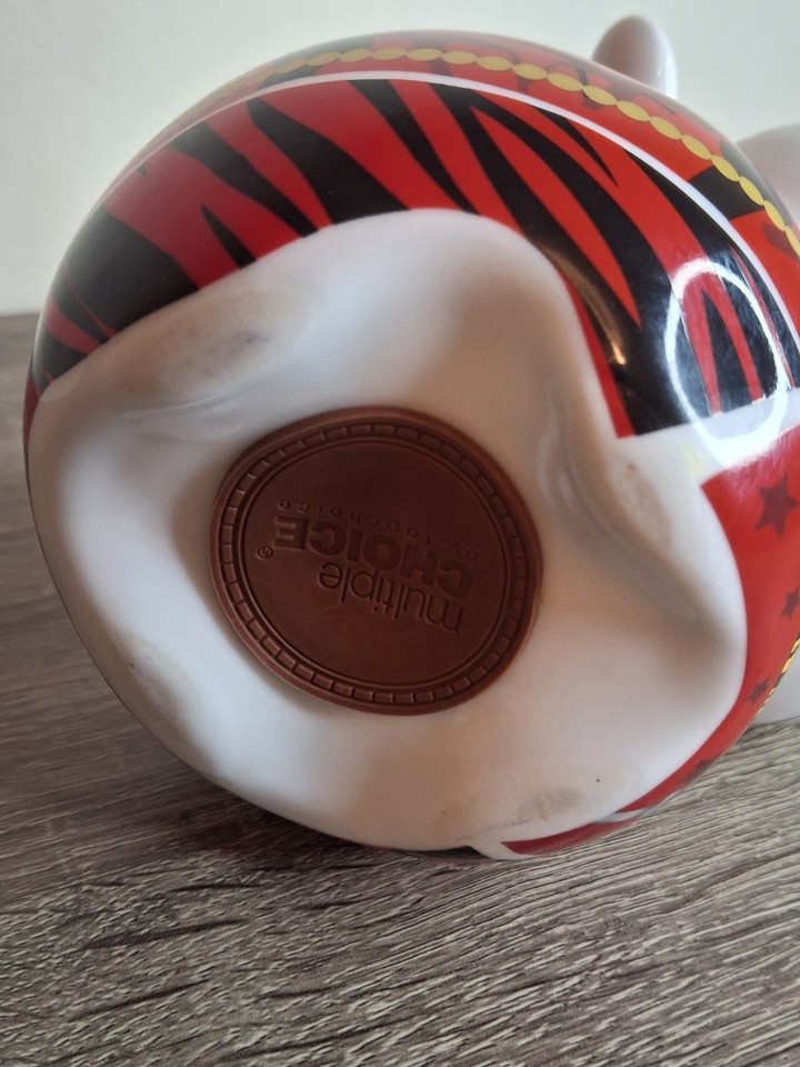 Multiple Choice by Topchoice Singer Cow Valerie Red & Black Money Box ...