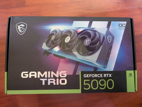 Open Box, BRAND NEW, NEVER USED - MSI GeForce RTX 5090 Gaming Trio OC ...