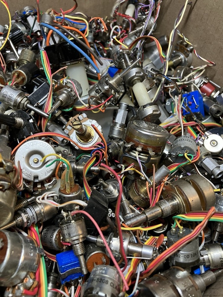 Large Lot Of Vintage Potentiometers Used Mix | eBay