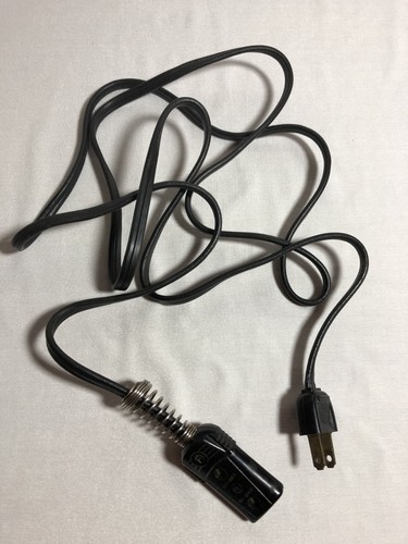 Vtg Small Appliance Heater Electric Cord 5A-250V / 10A-125V 2 Hole ...