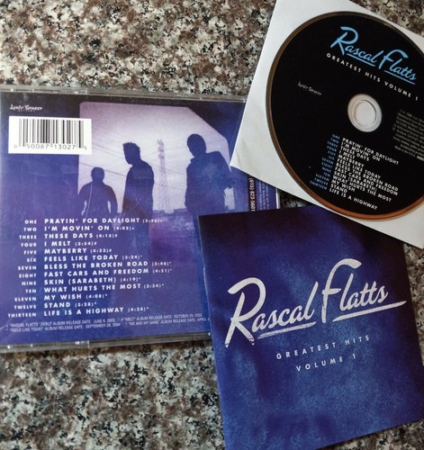 Rascal Flatts: Greatest Hits Vol. 1 100% Complete w Lyric Book Insert ...