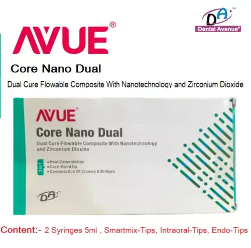 Dental Avenue Avue Core Nano Dual cure Flowable Com-posite with Fluoride 10g | eBay