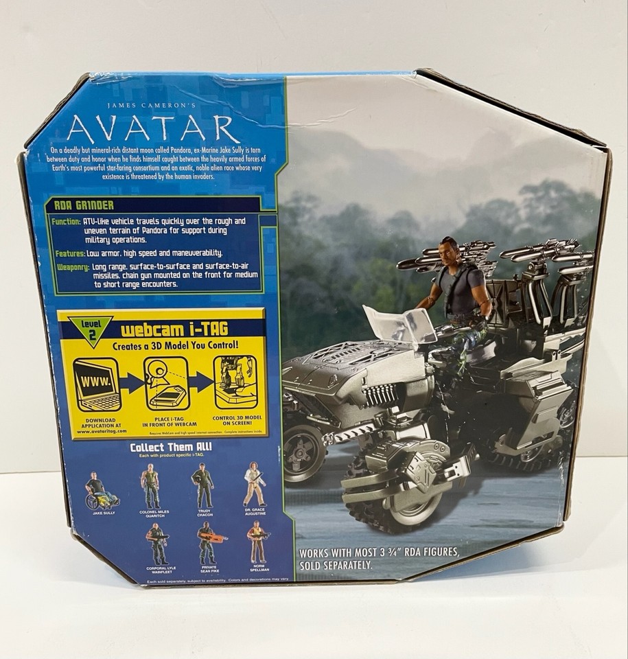 Mattel Avatar Movie RDA Grinder 3.75" Scale Vehicle Set, New Sealed ...
