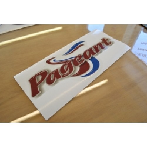 BAILEY Pageant (2003/2004) Caravan Name Sticker Decal Graphic - SINGLE ...