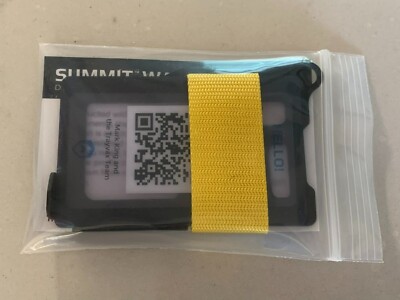 Trayvax Summit Low Profile Minimalist Wallet - Yellow Band - NEW | eBay