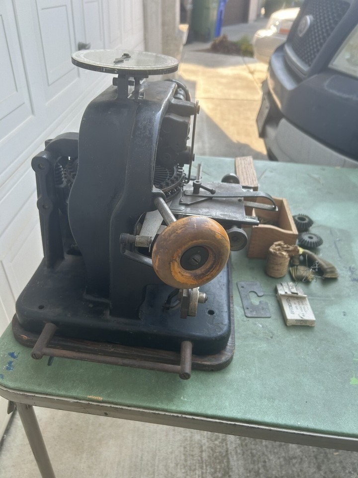 Vintage Graphotype Dog Tag Machine - G1 - 44 Addressograph Co. + Parts ...