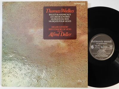 ALFRED DELLER Thomas Weelkes Ballets Madrigaux.. HARMONIA MUNDI LP EX ...