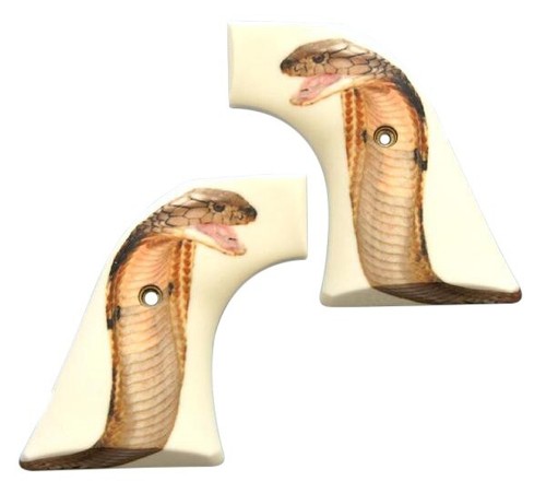 Cobra on Faux Fake Ivory Custom Ruger Wrangler Grips 22LR | eBay