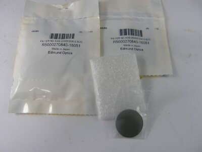 Edmund Optics Filter ND ABS 25mm 0.50D X 2 New Old Stock | eBay