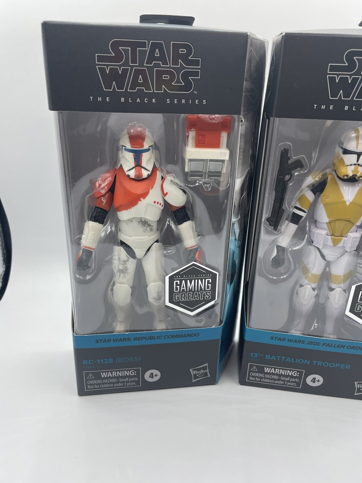 Star Wars Black Series Gaming Greats 13th Battalion Trooper & RC-1138 ...