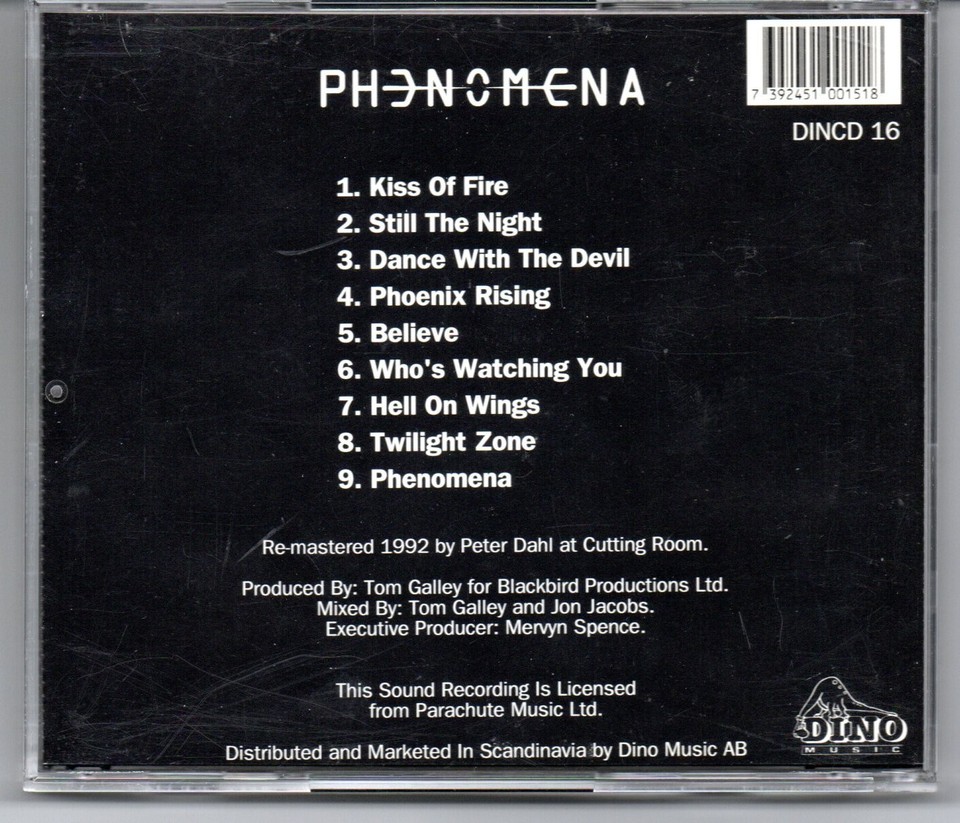 PHENOMENA: PHENOMENA CD AOR HARD ROCK GLENN HUGHES WHITESNAKE OUT OF ...
