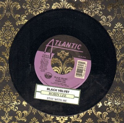 Lee, Robin - Black Velvet Atlantic 87979 Vinyl 45 rpm Record | eBay