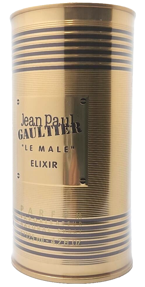 JEAN PAUL GAULTIER LE MALE ELIXIR PARFUM SPRAY FOR MEN 4.2 Oz / 125 ml ...