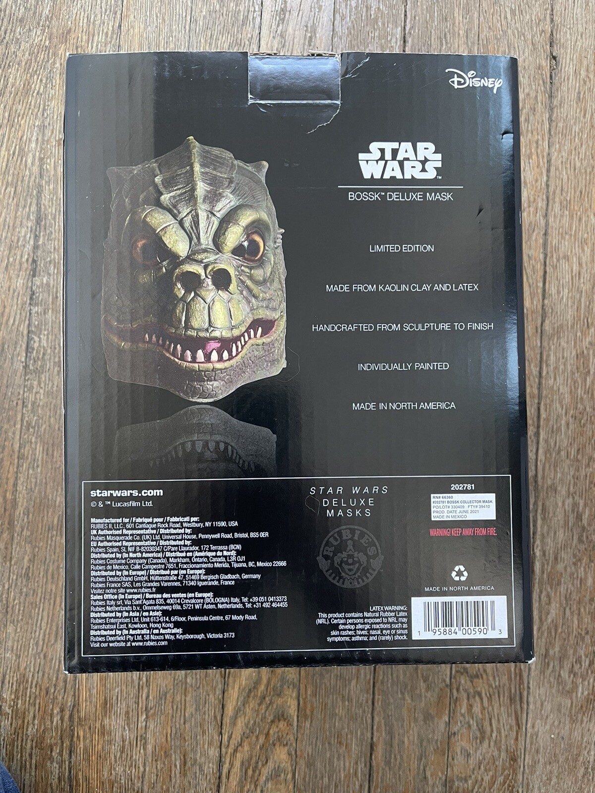 Disney Star Wars BOSSK Deluxe Mask Collectors Limited Edition 1:1 New ...
