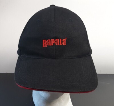 Black Rapala Ball Cap Hat Strap Adj. | eBay
