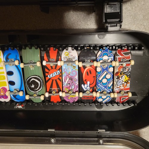 Set of 2 Tech Deck Wall Mount Display Carrying Cases W/Vintage ...