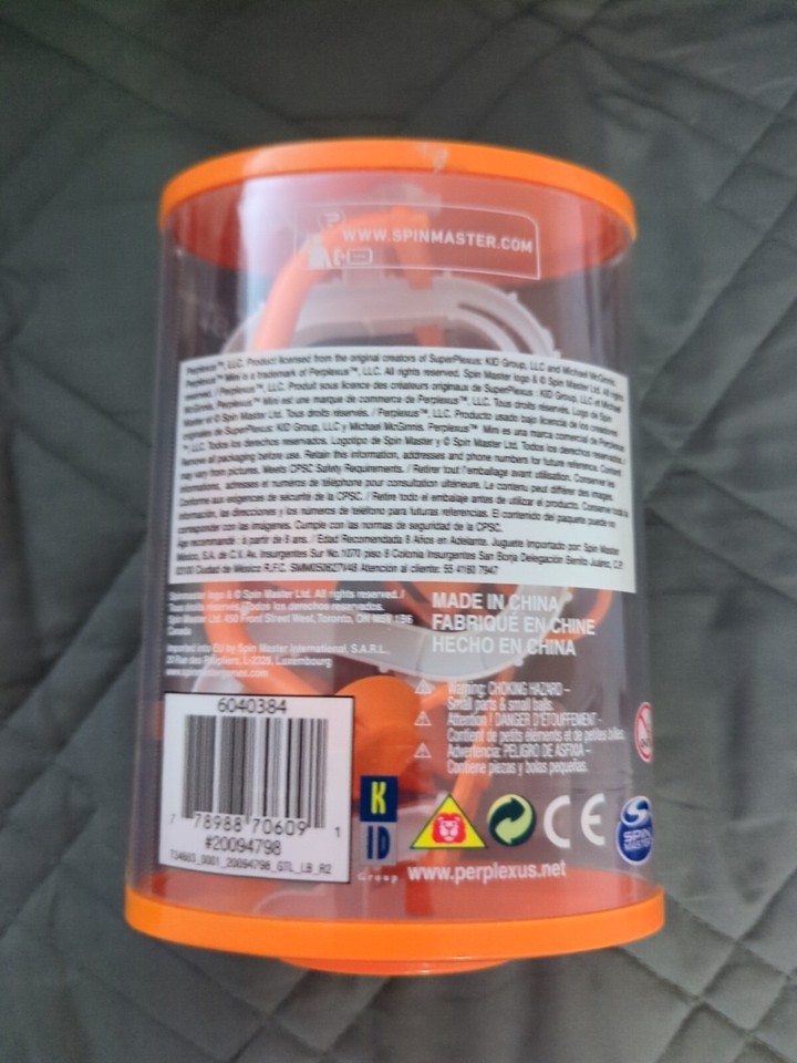 Perplexus Mini Cascading Cups Orange 3D Rotating Puzzle Marble Maze ...