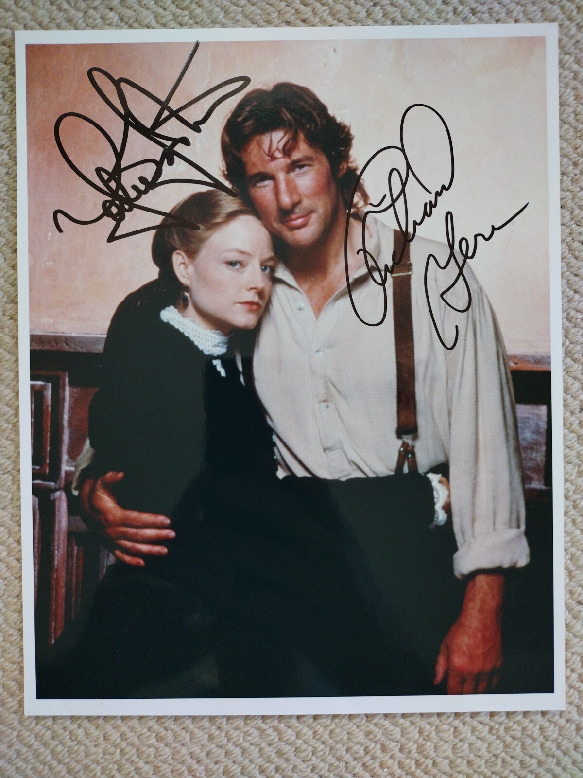 Autographed 8x10 photos Jody Foster, Richard Gere. Sommersby. | eBay