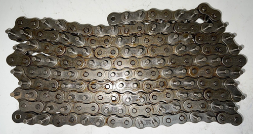 TSUBAKI ROLLER CHAIN SINGLE RS60 RIVETED 3/4" PITCH 0.469" PIN DIA. 10 ...