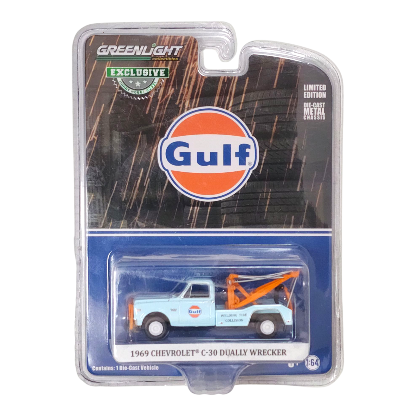 GREENLIGHT 1969 Chevrolet C-30 Dually Wrecker Gulf Hobby Exclusive ...