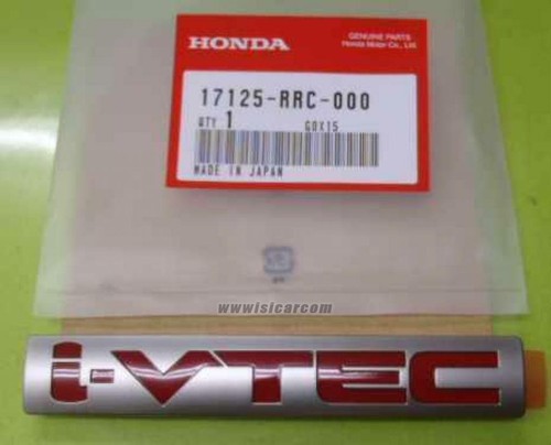 HONDA CIVIC FD2 TYPE R EMBLEM i-VTEC INTAKE MANIFOLD COVER 17125-RRC ...