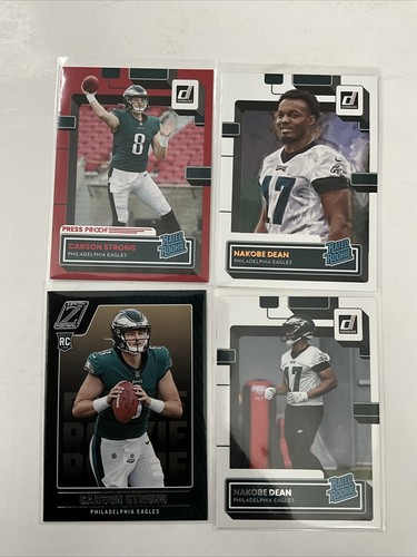 2021 2022 Philadelphia Eagles Football Card Lot Score Donruss Rookie RC ...