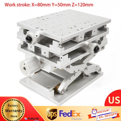 XYZ Axis 3D Workbench 3 Axis Moving Work Table Laser Marking Machine ...
