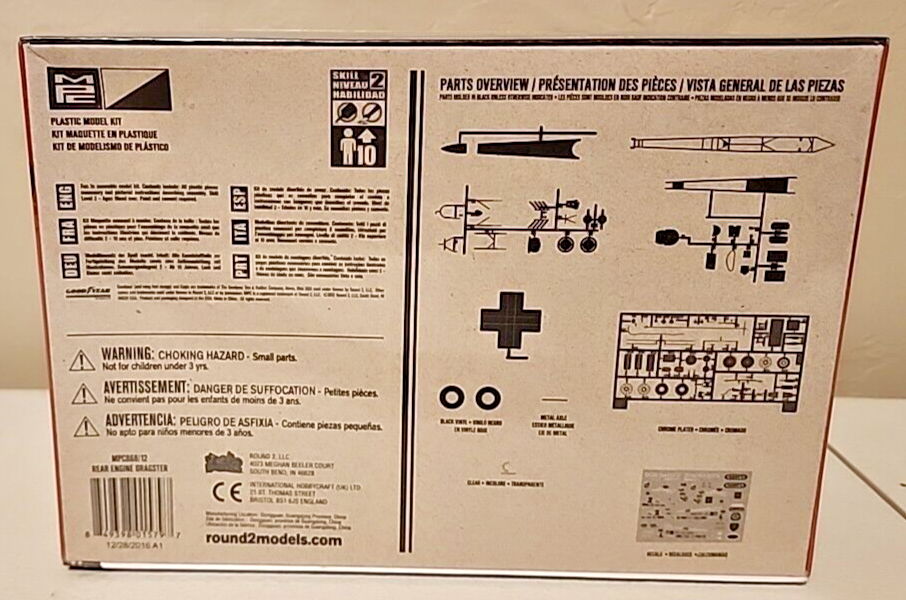 MPC Don Garlits Rear Engine Dragster Swamp Rat 14 Kit #MPC868/12 ...