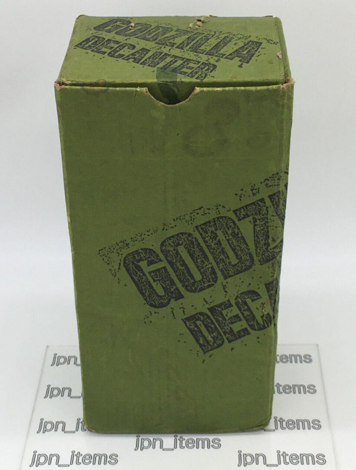 Godzilla Limited Decanter Vintage White Glass Bottle TOHO UNICON 1980s ...