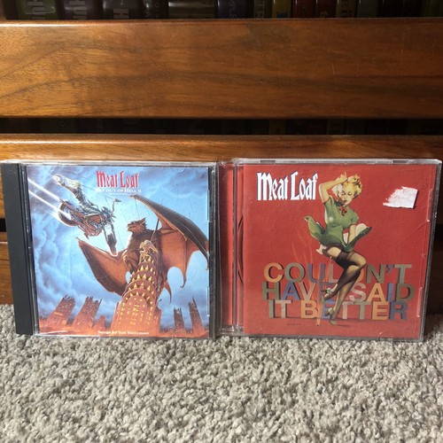 Meat Loaf CD Lot of 2 Bat Out of Hell 2 II Couldn’t of Rock Ballads ...