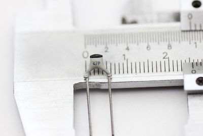 CERAMIC CAPACITOR 47pF 100V 2% NOS (New Old Stock) 5PC CA72U985F270916 ...