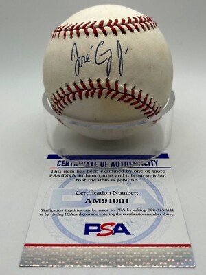 Jose Cruz Jr Blue Jays Giants Rays Signed Autograph OMLB Baseball PSA ...