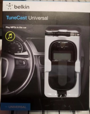 BRAND NEW IN BOX Belkin TuneCast Universal FM Transmitter for Most MP3 ...