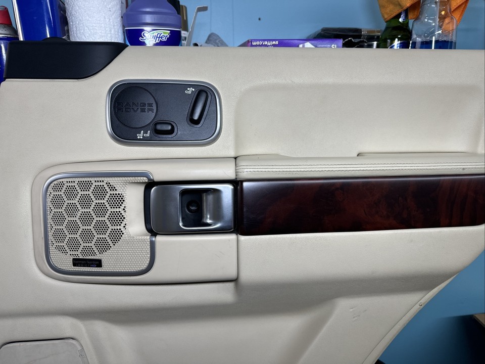 2007 - 2012 Land Range Rover L322 Door Panel Interior Navy Handle Rear ...