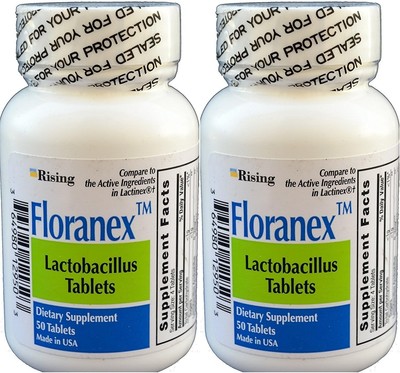 Floranex Probiotic for Colon Health Generic for Lactinex 50 Tablets per ...