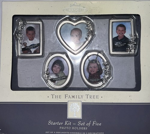 Hallmark Family Tree Mini Photo Frames Silver Tone -Lot Of 5 Starter ...