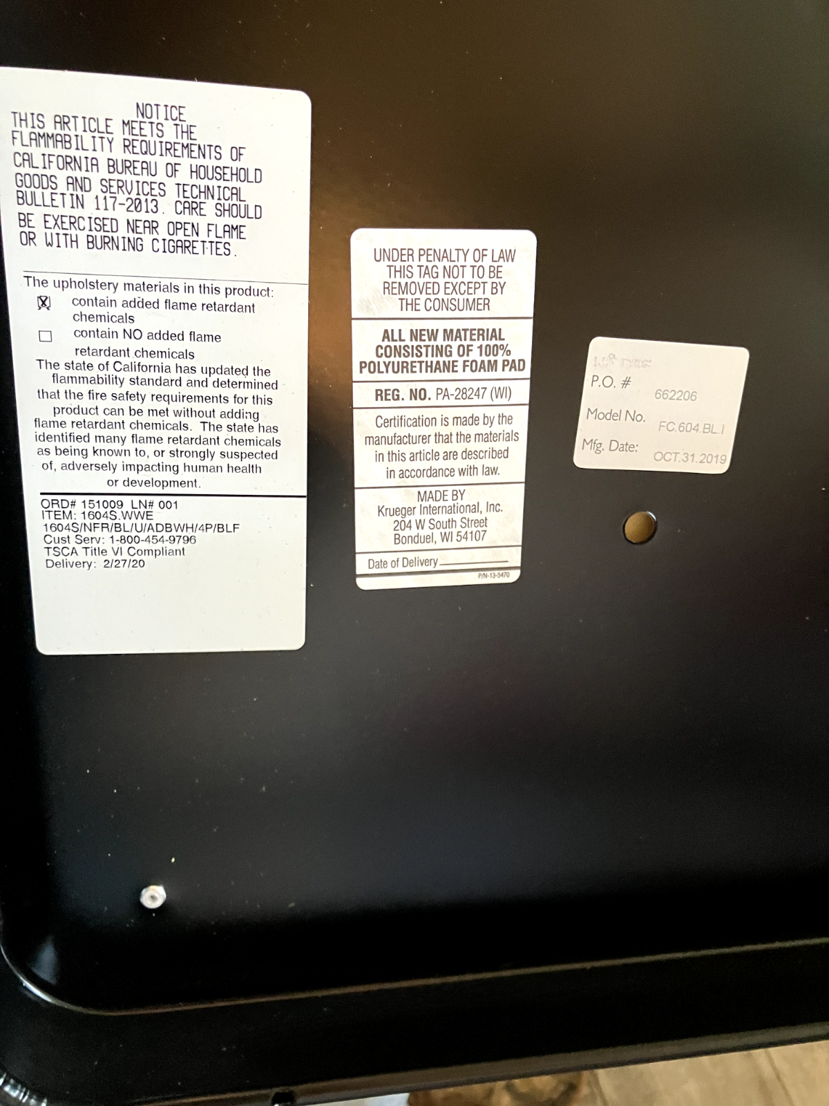 WWE Elimination Chamber 2020 Philadelphia ring side chair set of 4 Rare ...