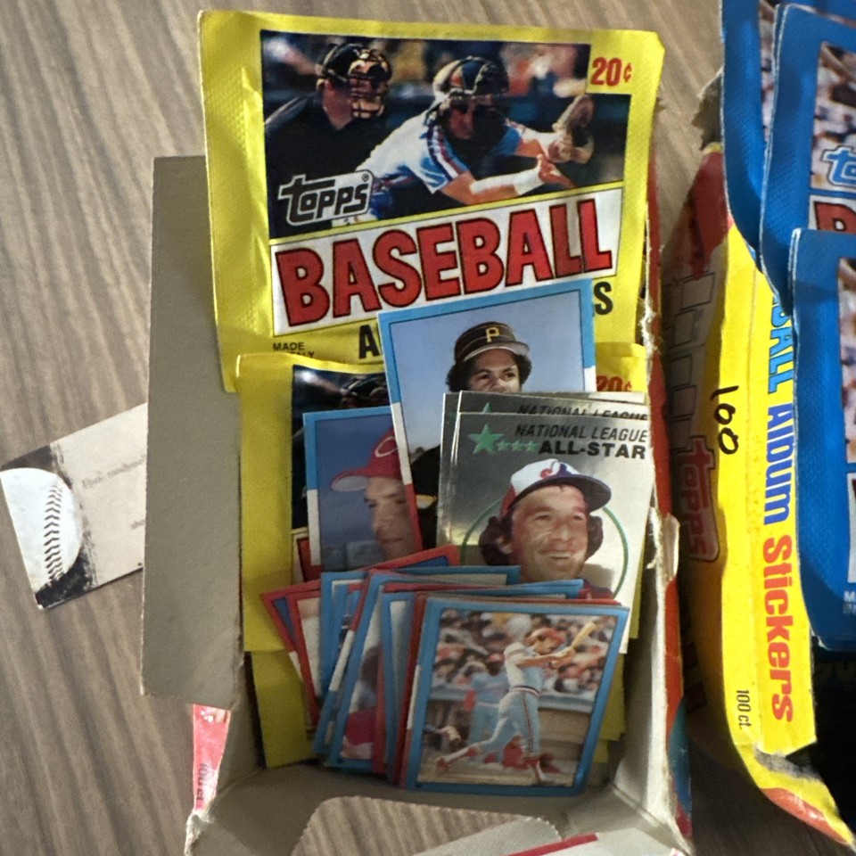 VINTAGE - 1981 - TOPPS BASEBALL ALBUM STICKERS - 100-COUNT BOX ...