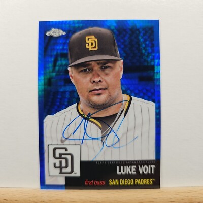 2022 TOPPS Platinum Anniversary Luke Voit Autograph BLUE PRISM 47/99 ...