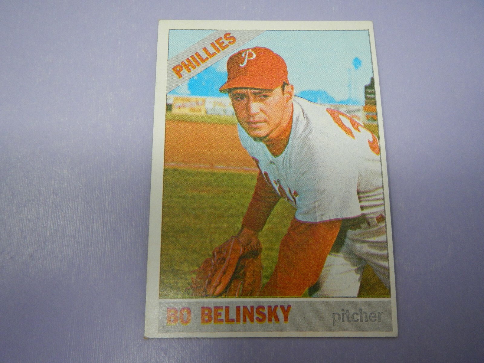 1966 Topps Baseball Bo Belinsky Philadelphia Phillies #506 | eBay