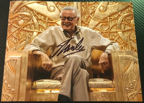 Stan Lee Marvel Avengers Spider-Man Signed 8x10 COA Autograph ...