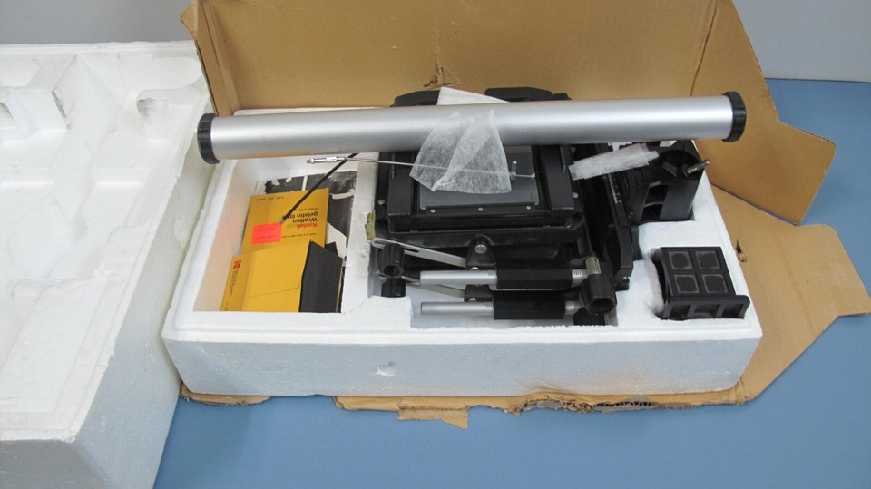 Omega View 45E Large Format 4x5 Rail Camera W. Schneider Kreuznach Lens ...