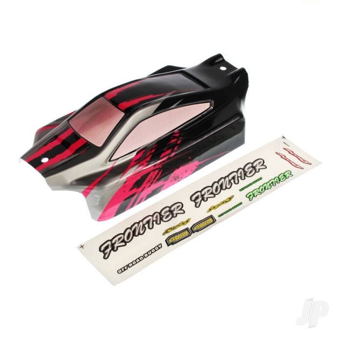 1/10 RC Buggy Body Shell Red Pink Painted Width: 117mm Lengh: 242mm ...
