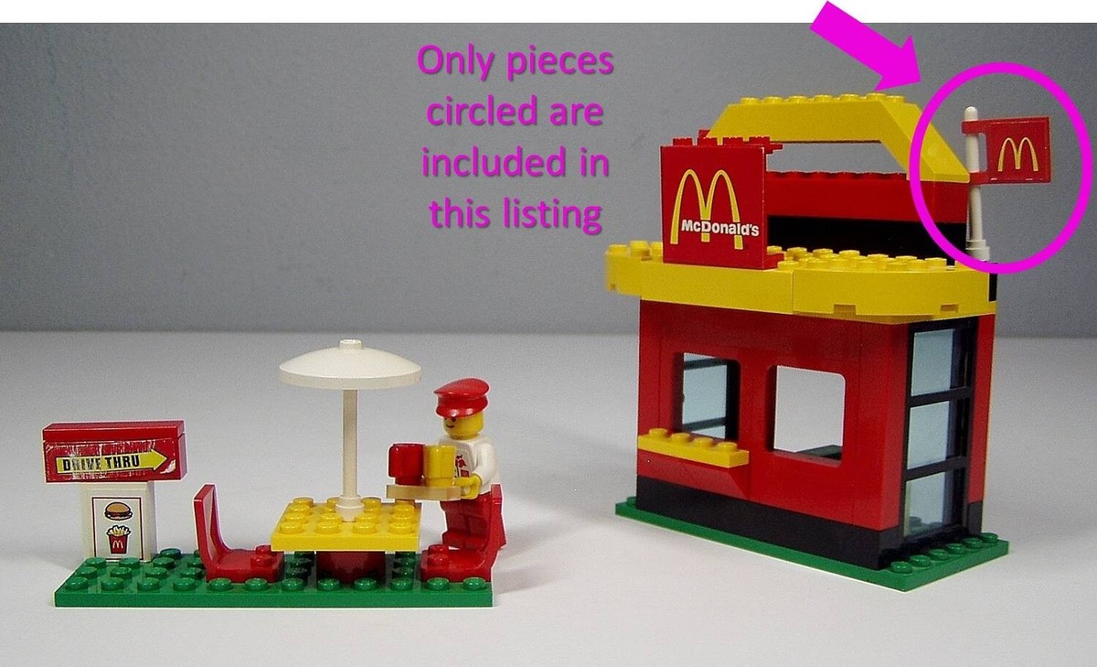 Ristorante Lego Mcdonalds Lego Town City McDonald's Restaurant Drive