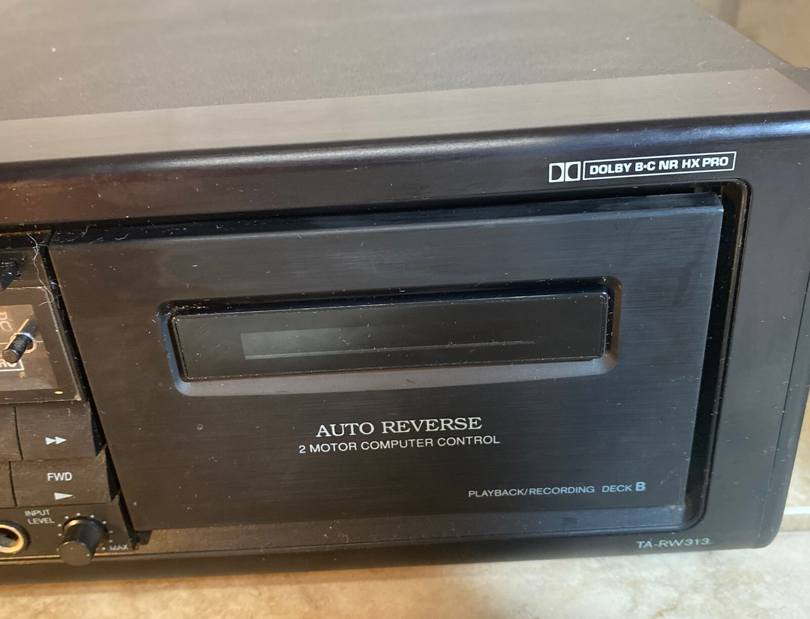 Onkyo TA-RW313 Stereo Dual Cassette Tape Deck Recorder High Speed ...