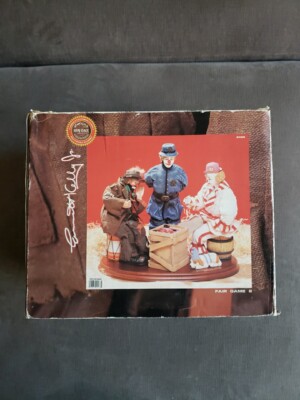 Vintage Emmett Kelly Jr Clown Checkers Real Rags Fabric Mache 1996 ...