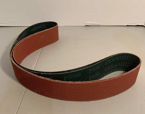 2 X 45 In P100 Grit Ceramic Sanding Belt PS999 Box Of 2. (OS3) | eBay