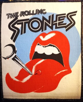 Vintage 1970s Rolling Stones Denim Jacket Patch-8" x 7" | eBay