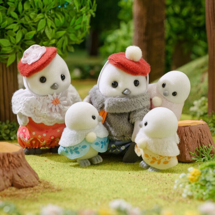 Sylvanian Families Shimaenaga Family Set Calico Critters Epoch Japan ...