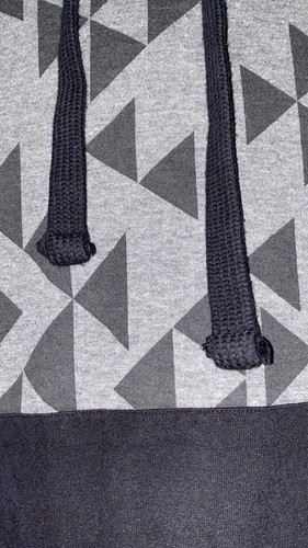 Sunday Work Clothes Hoodie Mens Large Geometric Pattern Triangles | eBay